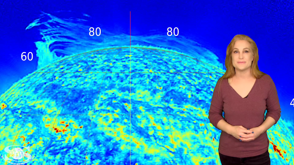 A Solar Polar Vortex & the X-Factor Returns | Space Weather News: 10 ...
